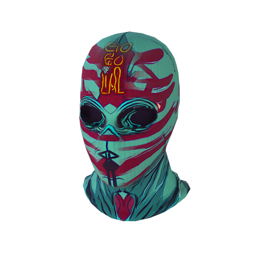 ALTAVA - Design : A teal Balaclava mas by Reun446