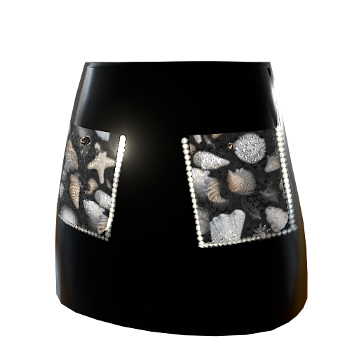 ALTAVA - Design : BLAC shell skirt by Eunbyeol